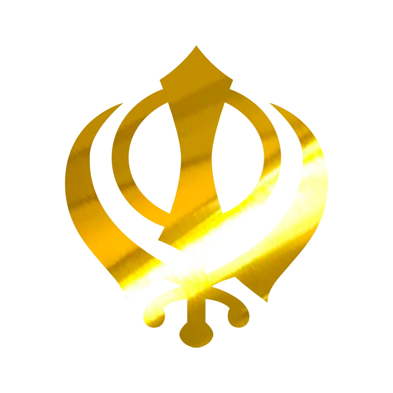 Sikh Symbol Sticker Decal Die Cut - Self Adhesive Vinyl - Weatherproof ...