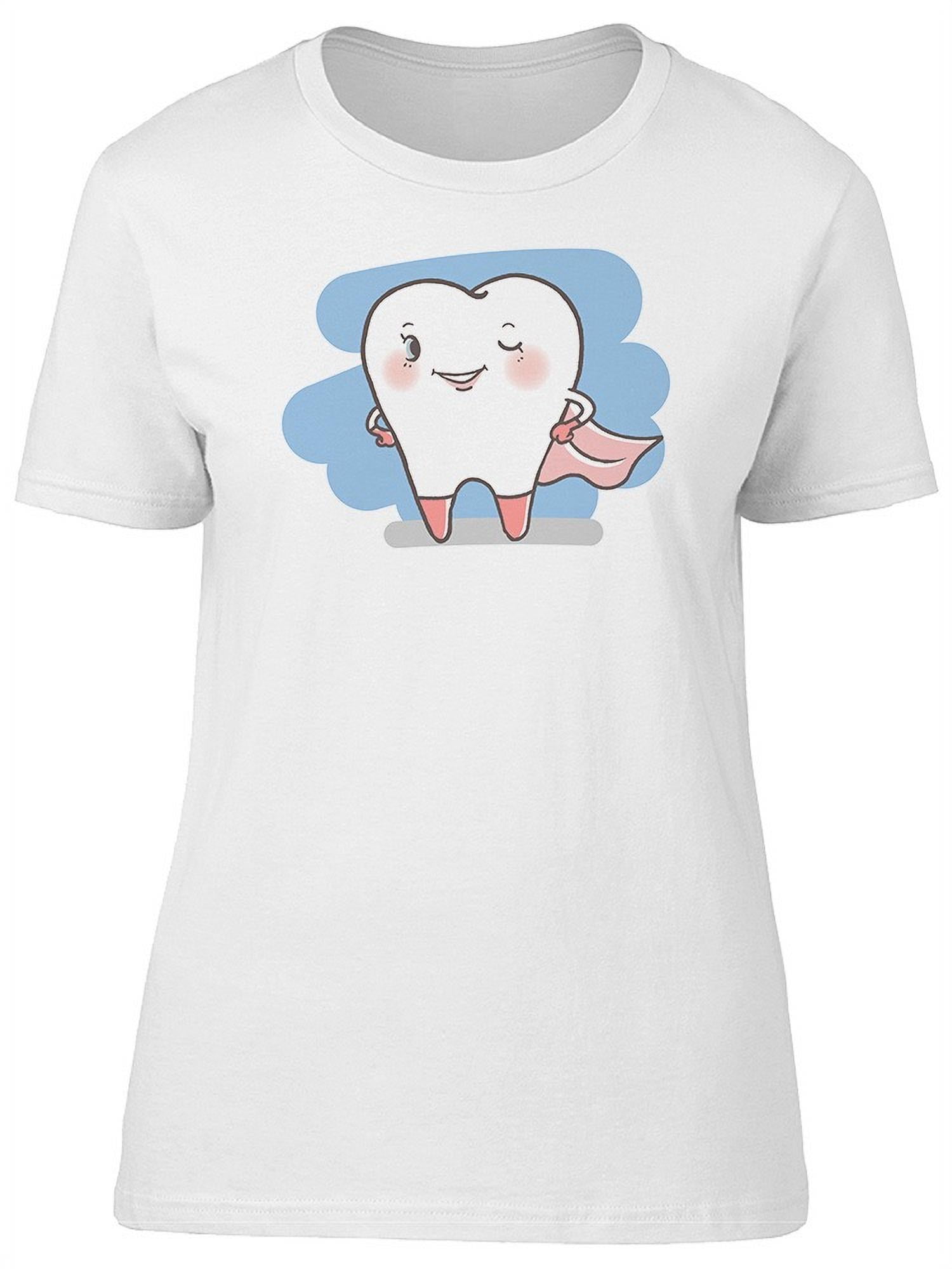 Tooth Superhero, Dental Care T-Shirt Women -Image by Shutterstock ...