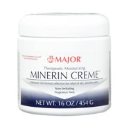 Major Therapeutic Moisturizing Minerin Cream 16 oz, Treatment for Dry ...