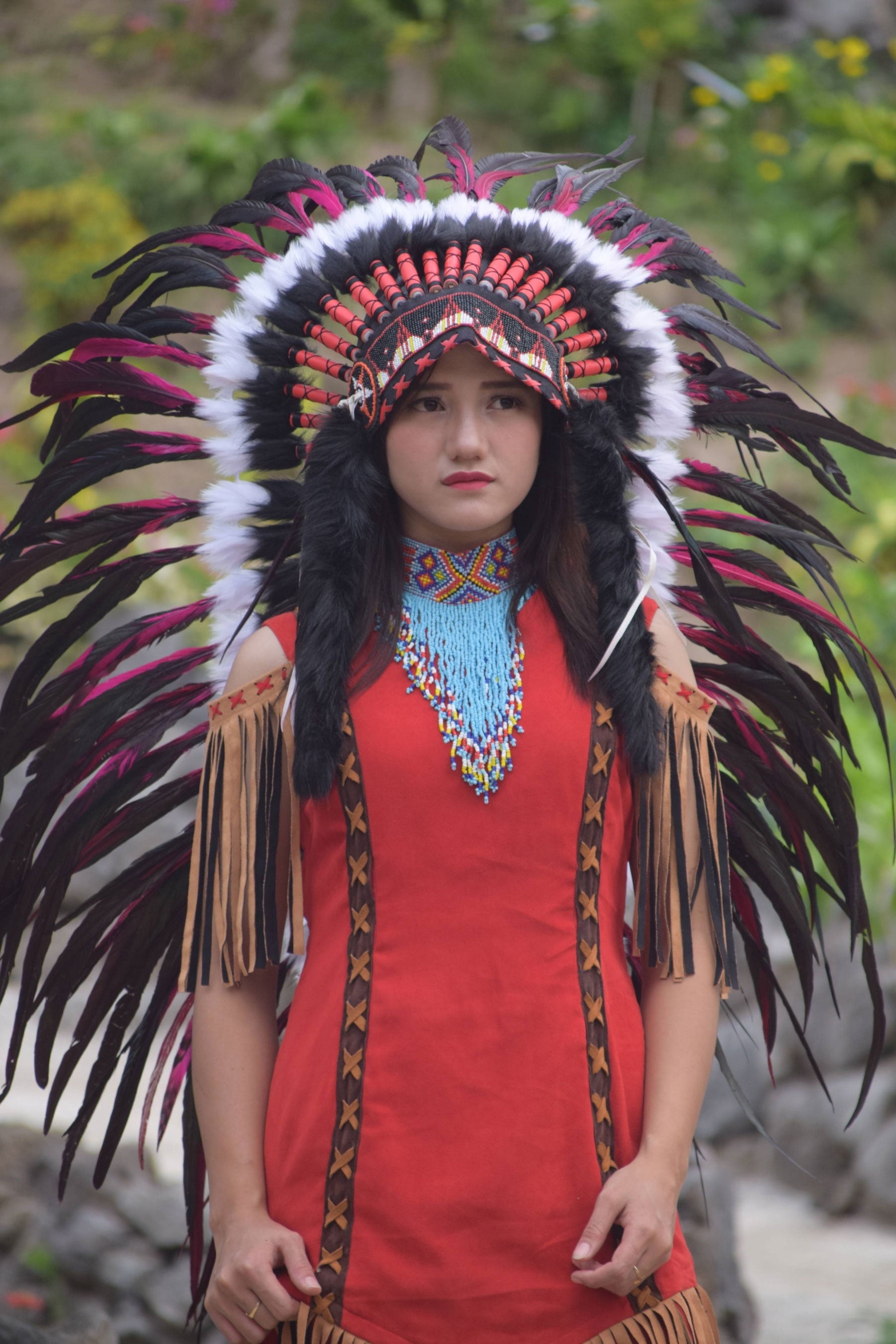 Native American Tribes, Photographic Print Poster Topi Indian,Warbonnet ...