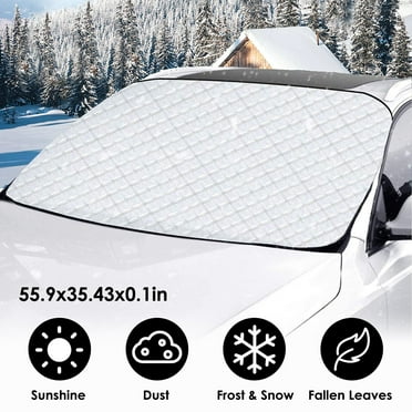 Weathershield Windshield Wrap - Car Snow Cover - All Weather Magnetic ...