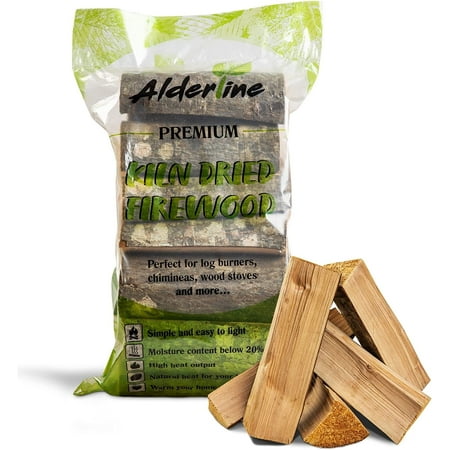Alderline Kiln Dried Firewood Logs for Fireplace, Firepit, Chiminea ...