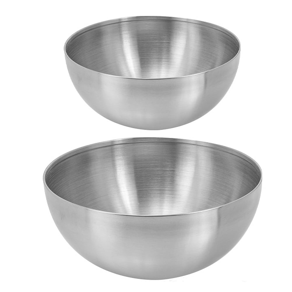 Click here for Etereauty 2pcs Silver Mixing Bowls Stainless Steel... prices