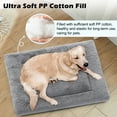 "COSYJOY Plush Dog Bed Cushion, Washable Crate Mat, Anti-Slip Cage ...
