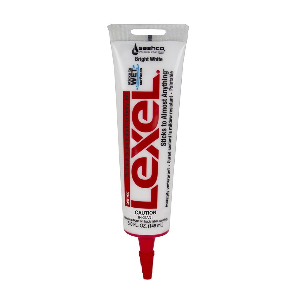 SASHCO 13043 Lexel Synthetic Rubber, 5 oz Tube, White, Voc - Walmart.com