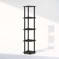 Turn-N-Tube 5 Tier Multipurpose Corner Display Rack Shelving Unit ...
