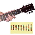 Guitar Fretboard Note Labels Sticker Made of Adhesive Paper, Water ...