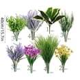 Artificial Green Plant Decor Set – Realistic Foliage and Flowers for ...