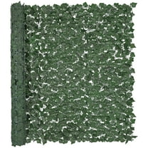 KFFKFF Ivy Privacy Barrier, 59 x 118in Synthetic Verdant Wall Shield ...