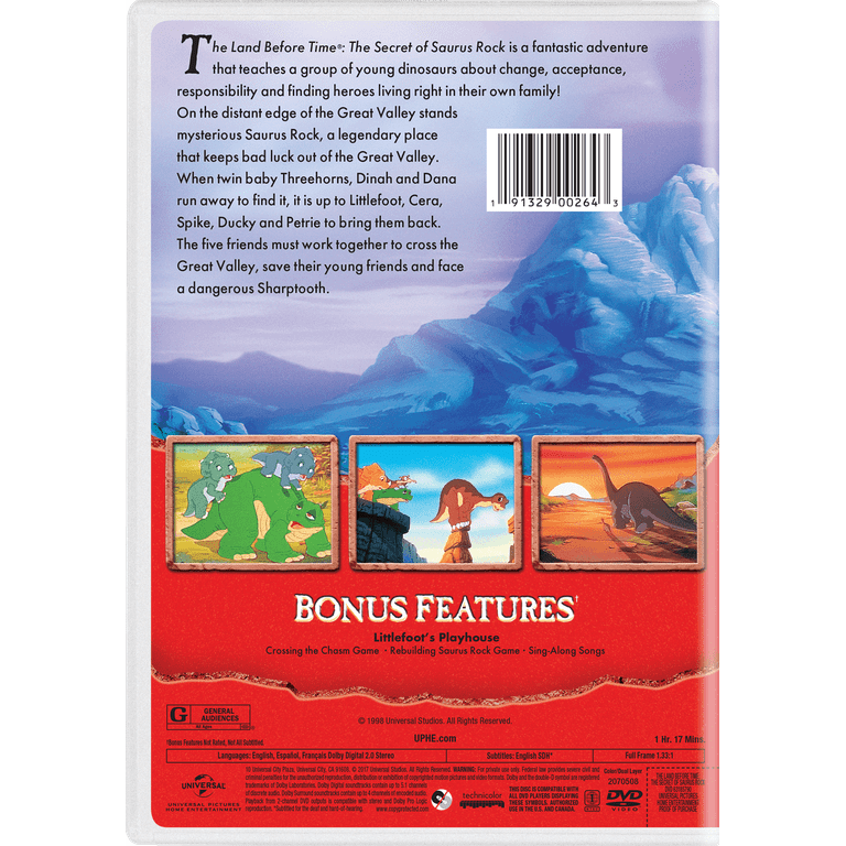 The Land Before Time Vi The Secret Of Saurus Rock Vhs