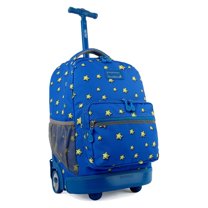 J World Boys and Girls Sunrise 18" Rolling Backpack for School and ...