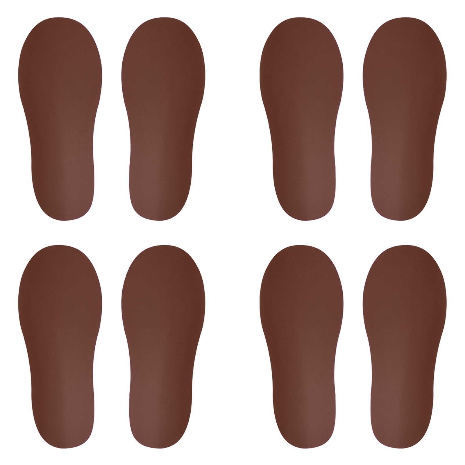 Uxcell 9.8x3.8" Footprints Floor Stickers Footprint Wall Stair Decal ...