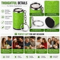 Mini Coin Storage Keychain, Portable Coin Holder with Snap Closure and ...
