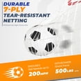 Sturdum 12 x 6 ft Soccer Goal, Portable Soccer Net for Backyard ...