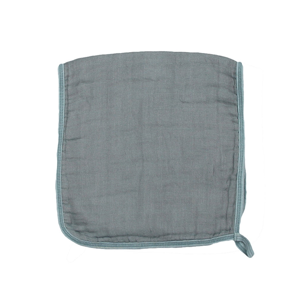 Bamboo fiber pure cotton six-layer dyed plain color burp towel ...