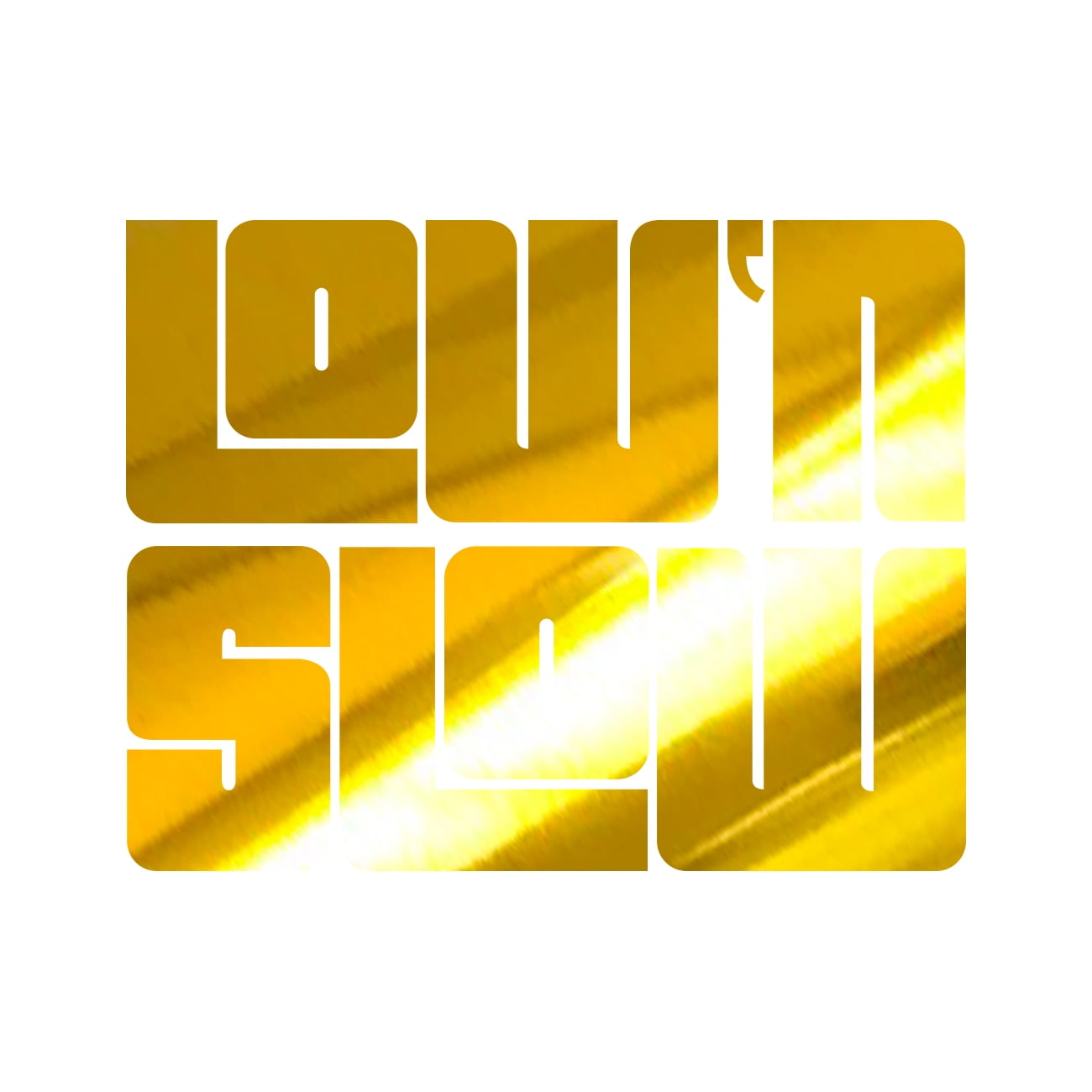 Low & Slow Sticker Decal Die Cut - Self Adhesive Vinyl - Weatherproof ...