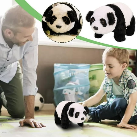 Simulation Plush Electric Pandas Toy Pandas Can Walk And Call Toy ...