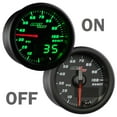 MaxTow | Black & Green Double Vision Series 100 PSI Boost Gauge for ...