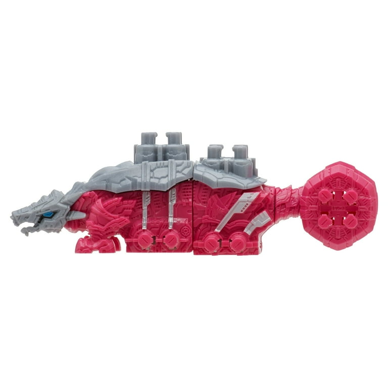 Power Rangers Dino Fury Pink Ankylo Hammer And Green Tiger Claw Zord