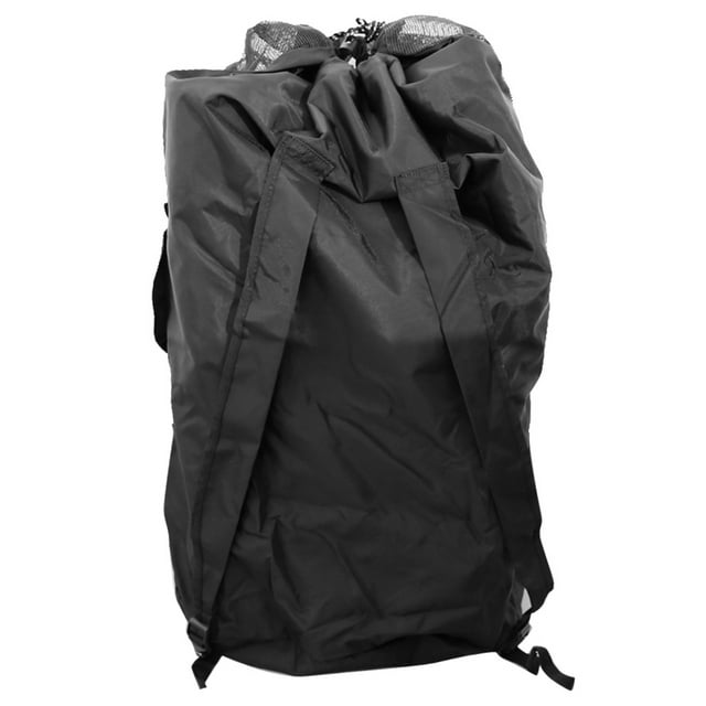 Deluxe Mesh Drawstring Snorkel Bag Backpack For Snorkeling Gear Scuba ...