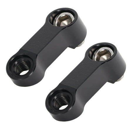 Motorcycle Mirror Extender Adapter, Rustproof Stem Mirror Mount Riser ...
