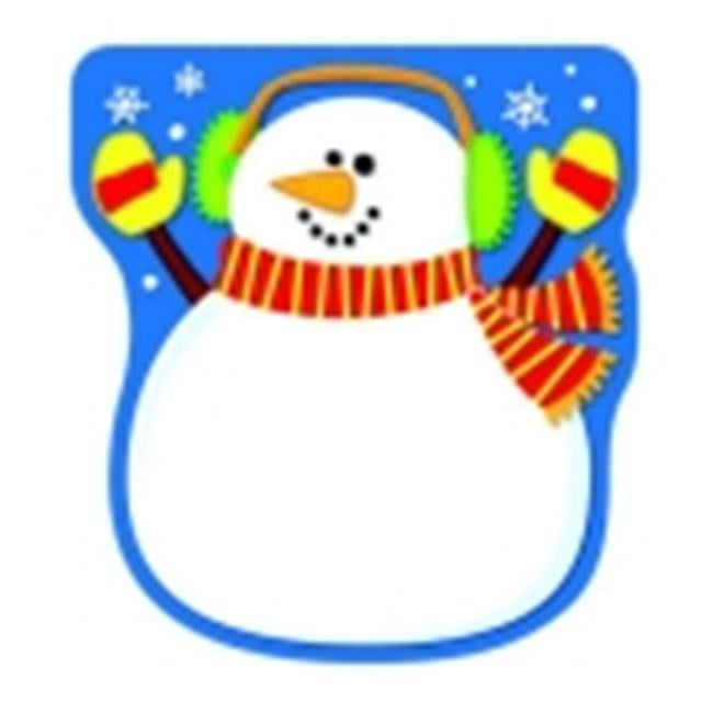 Carson Dellosa Snowman Notepad, 50 Sheets - Walmart.com