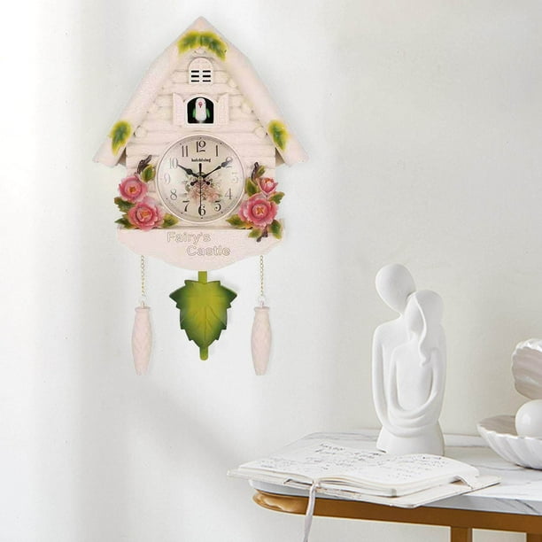 Xingzhi Vintage Style Cuckoo Wall Clock Hanging Alarm Silent for Office ...