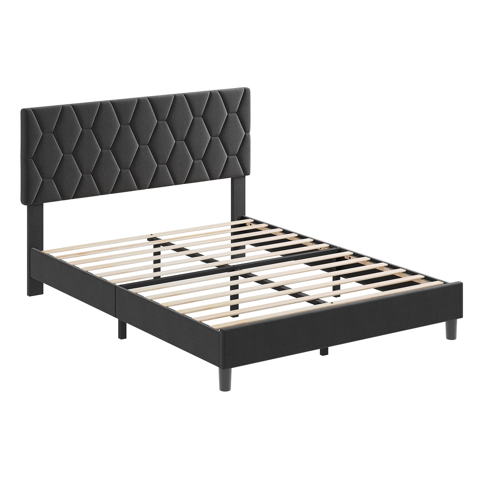 Click here for Towallmark Queen Size Upholstered Bed Frame With H... prices