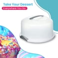 XL Cake and Cupcake Carrier & Holder, Storage Container With Lid ...