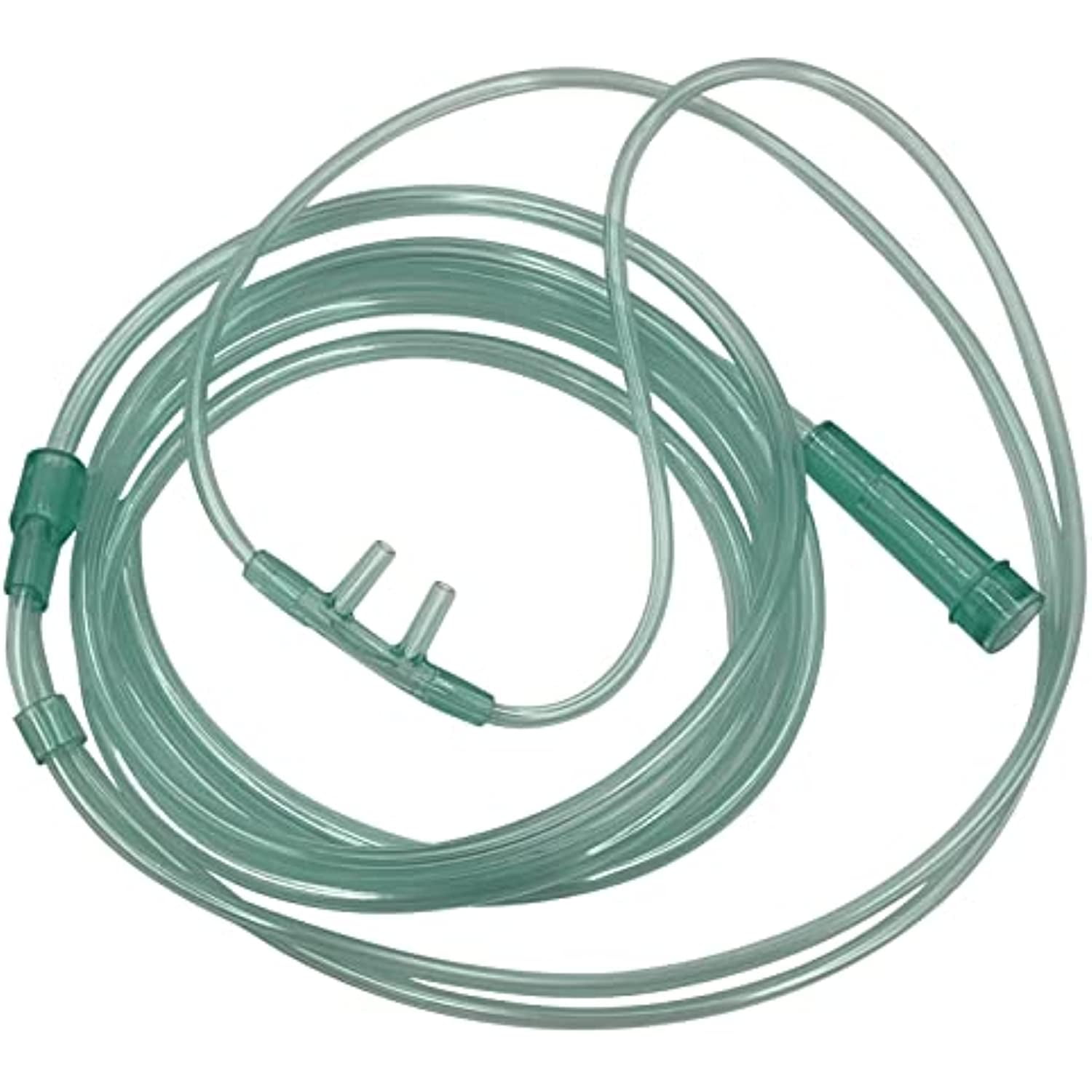 5pk Adult Oxygen Cannula w/Tabbed Nose Piece, Soft Straight Prongs & 6 ...