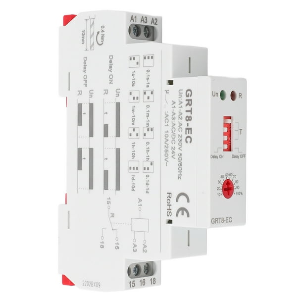 Time Relaywith LED Indicator,Dual Function Time Relay Time Relay ...