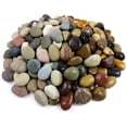 5 lbs Pebbles for Plants, 1-2 Inch Decorative River Rocks for Plants ...
