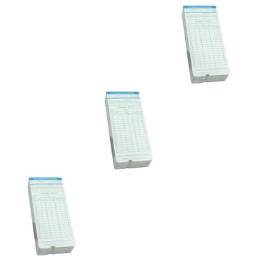 Yescom 1000 Count Weekly Time Clock Cards Timecard for Employee ...