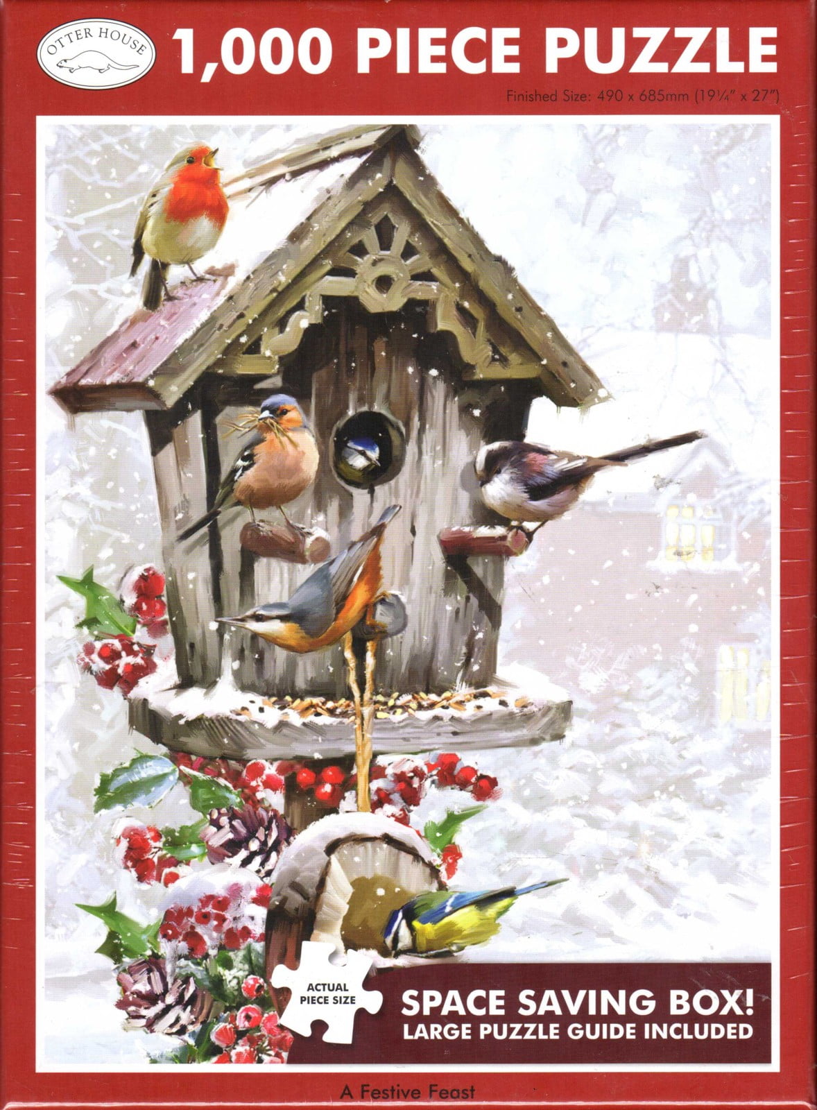 Otter House 1000 Piece Puzzle - A Festive Feast - Walmart.com