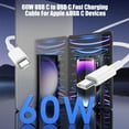 Typpkmm 3-Pack 60W USB C to USB C Cable, Type C to Type C Cable,Fast ...