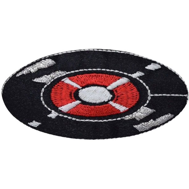 Black/Red LP Record Album Iron on Embroidered Applique Patch - Walmart ...