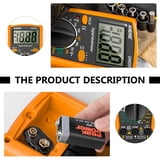 2 Pieces Multimeter Test Leads Digital Multimeter 13.9X7.45cm Orange ...