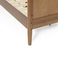 GDF Studio OkiOKi Mid Century Wood Bed, Medium Brown Twin - Walmart.com
