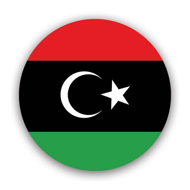 Libyan Roundel Sticker Decal - Self Adhesive Vinyl - Weatherproof ...