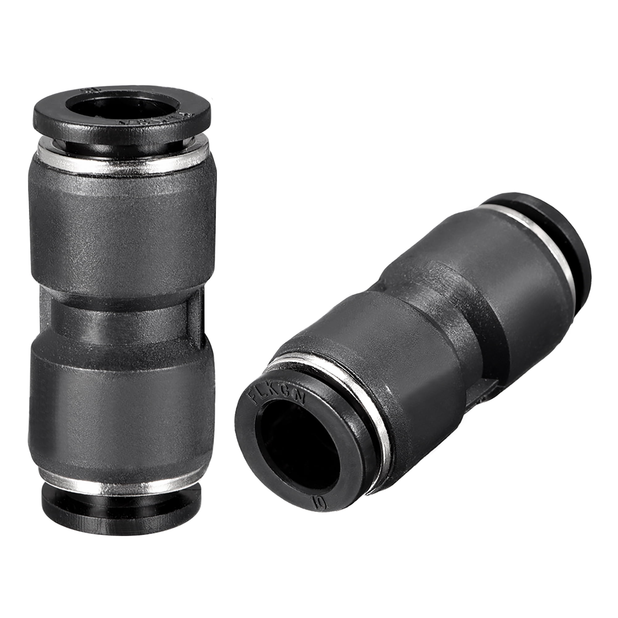 10pcs Push to Connect Fittings Tube Connect 10mm or 25/64" Straight od ...