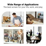 Wireless Portable TV on Wheels, Rolling Tablet with Smart Touch Screen ...