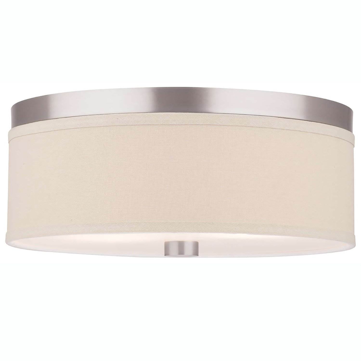 Philips Forecast Lighting Embarcadero 2 Light Ceiling Flushmount, Satin ...