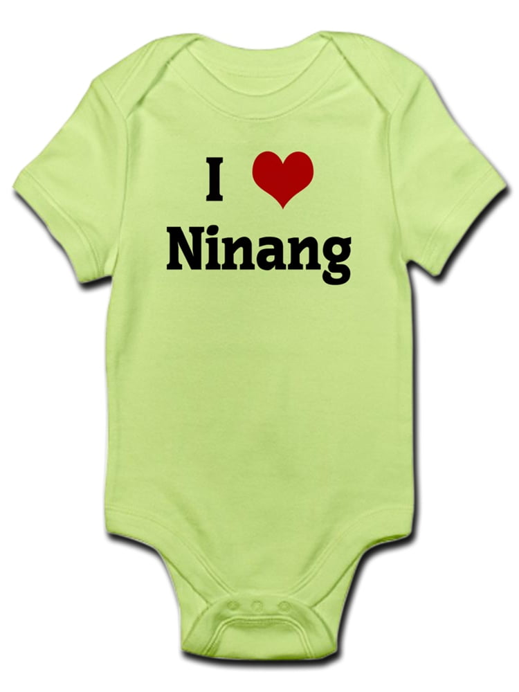 CafePress - I Love Ninang Infant Bodysuit - Baby Light Bodysuit ...