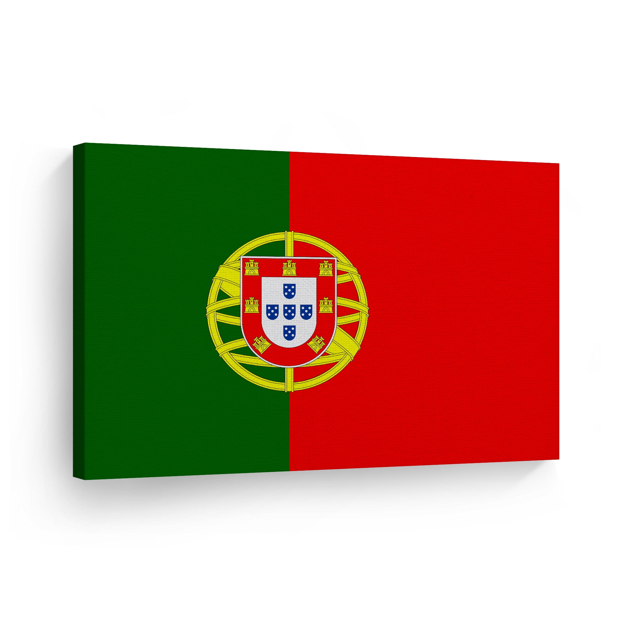 Smile Art Design Portugal Flag Canvas Wall Art Print Country Flags ...