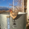 Acrylic Chicken Badge Reel ID holder: Gift for Bird Lovers, nurses, vet ...