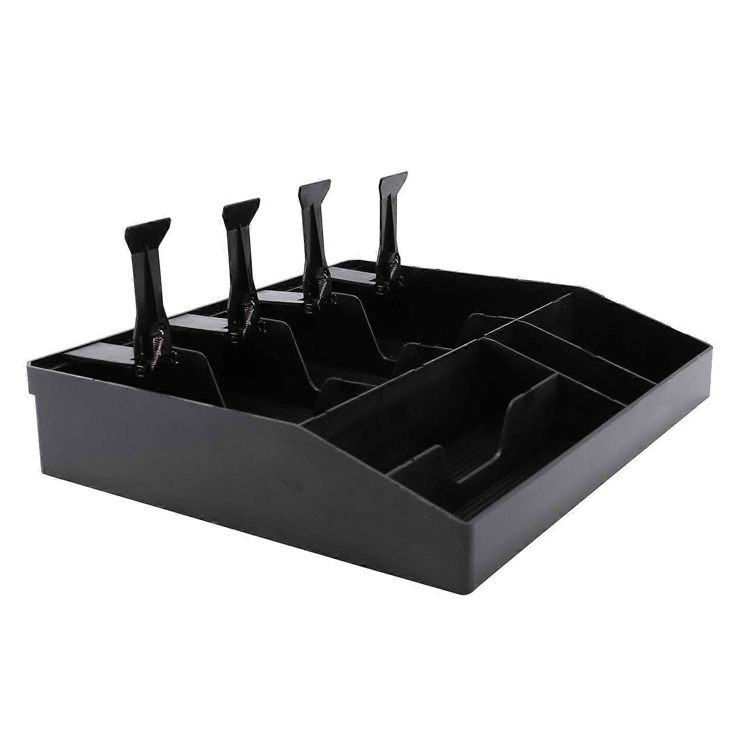 Eight Grids Cash Drawer Box Support Register Insert Coin Tray Cashier ...