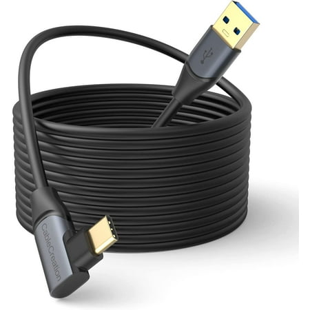 LUO Quest 2 Link Cable 16 FT, CableCreation USB 3.1 to USB C Cable 5 ...