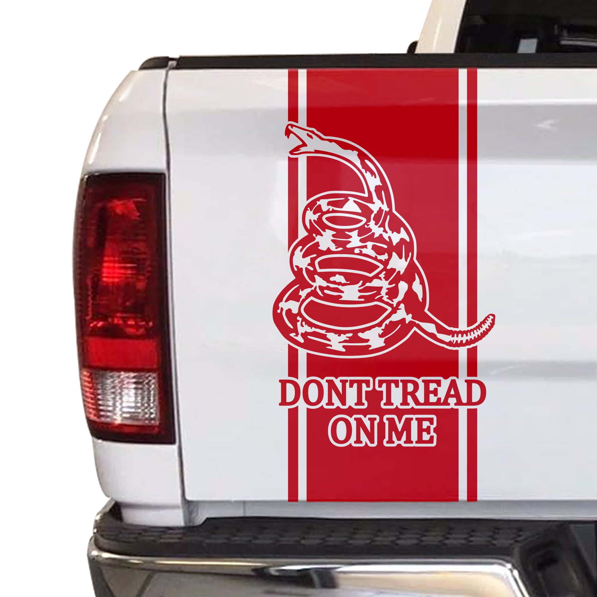 Dont Tread On Me Gadsden Flag Truck Tailgate Vinyl Decal Sticker ...