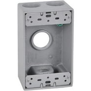 Bell 5320-5 Outlet Box, Aluminum, 1 Gang, Gray - Walmart.com