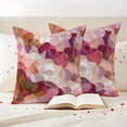 Abstract Mosaic Outdoor Waterproof Throw Pillow Covers Set of 2, 24"x24 ...